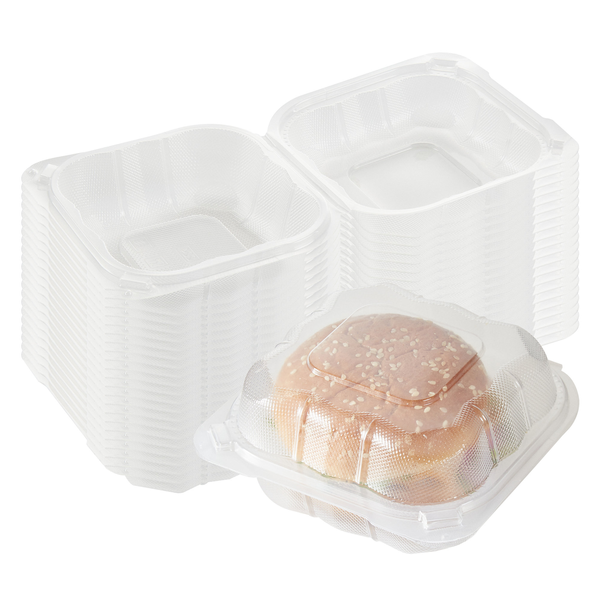 Restaurantware-RW Base 13 Ounce Hinged Clamshell Containers, 100 ...