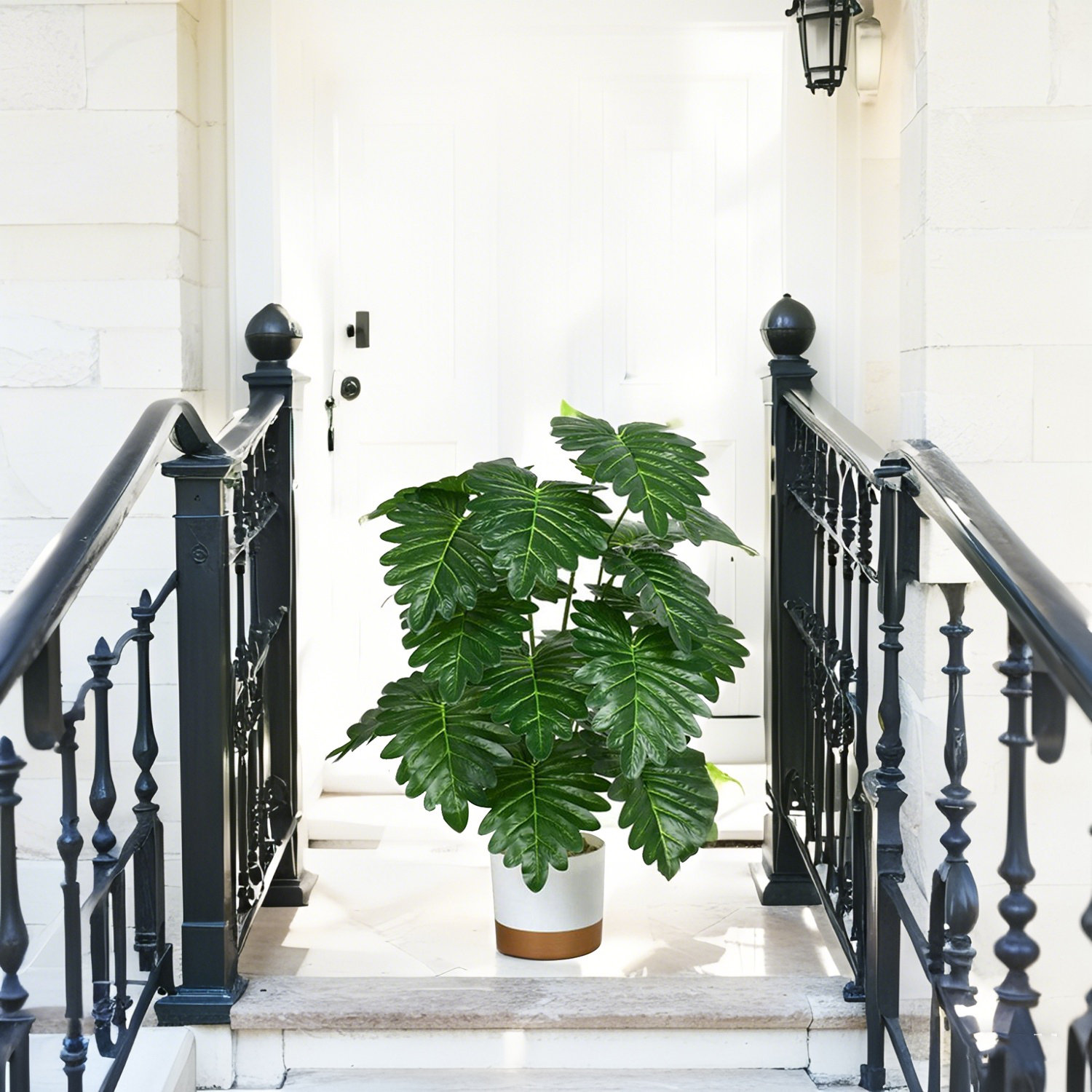 Primrue Artificial Potted Plants, Indoor And Outdoor Artificial Green ...