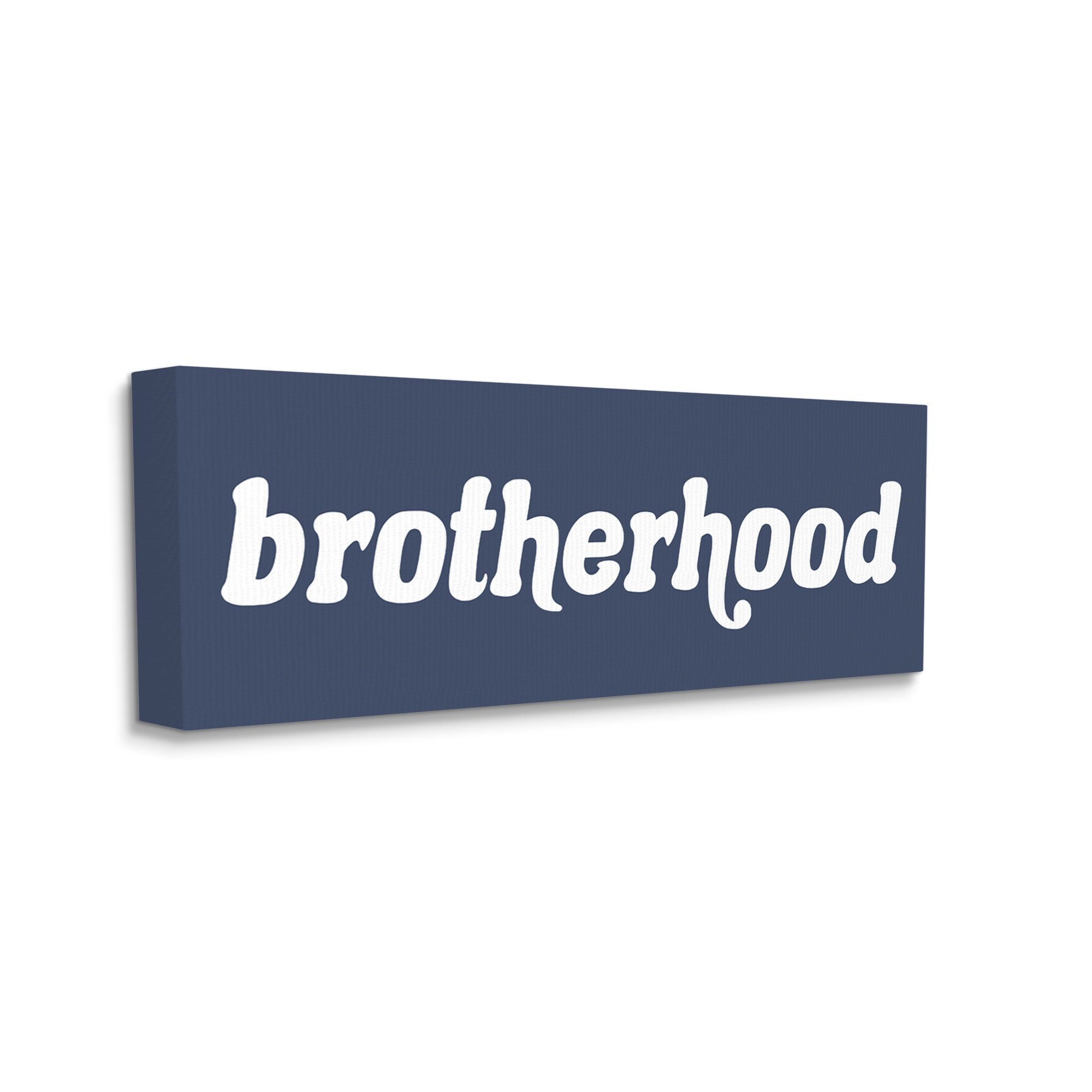 Stupell Industries Meaningful Brotherhood Siblings Sign Blue White ...