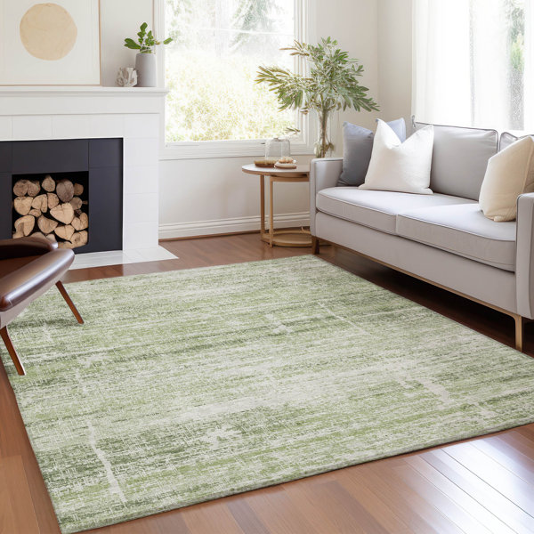 Langley Street Mahaney Washable Abstract Rug & Reviews | Wayfair