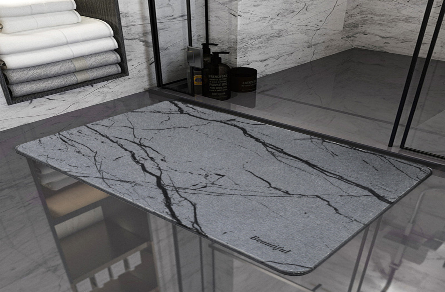 Matted Marmo Diatomite Fast Dry Bath Room Mat & Reviews - Wayfair Canada