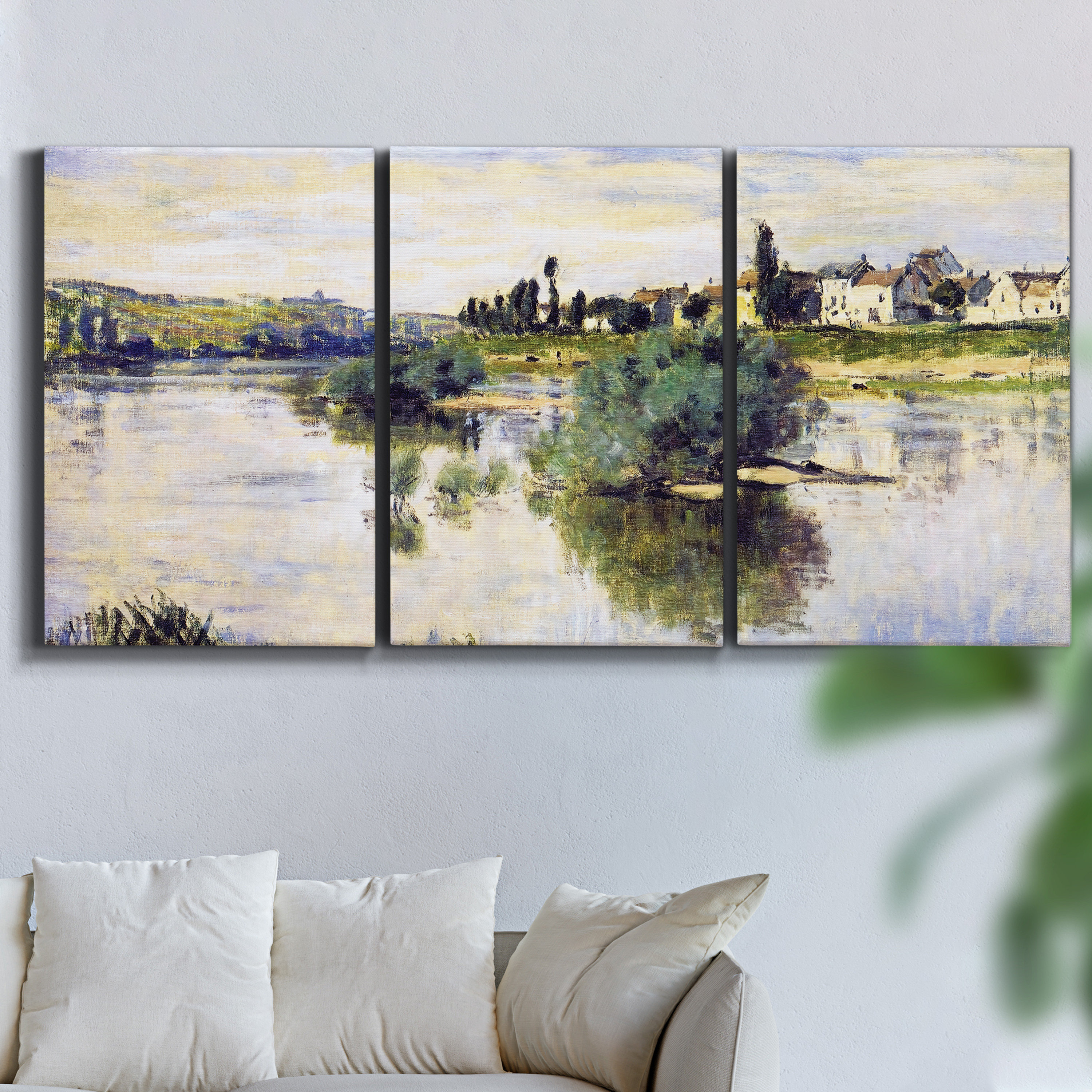 Wexford Home Aspen Backlight Framed On Canvas 3 Pieces Print - Wayfair ...