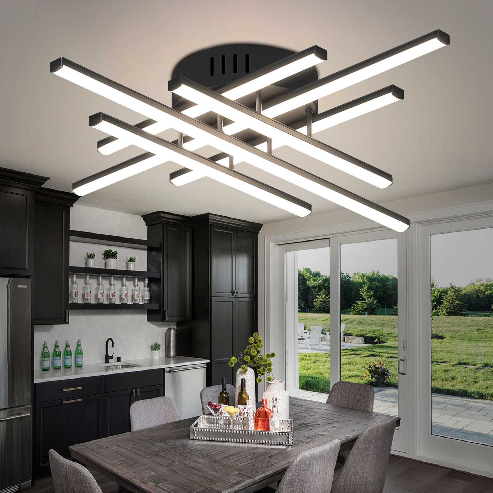 Orren Ellis Led Lamp With Remote Control, Dimmable Embedded Lamps ...