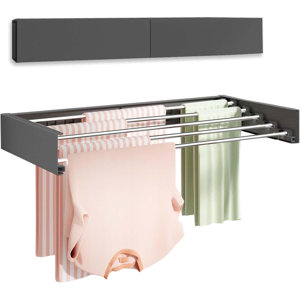 Hoomic Foldable Wall-Mounted Drying Rack | Wayfair