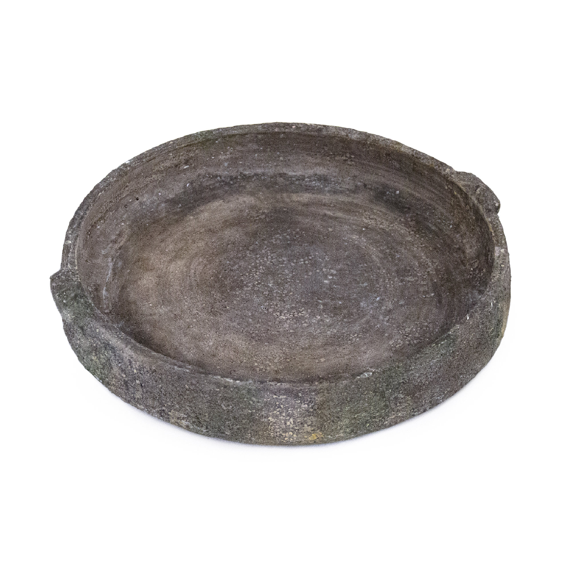 17 Stories Stoneware Round Decorative Plate in Dark Brown | Wayfair