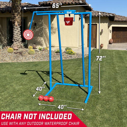 GoSports Splash Tower Water Dunk Game - Water Soaking Dunk Tank ...