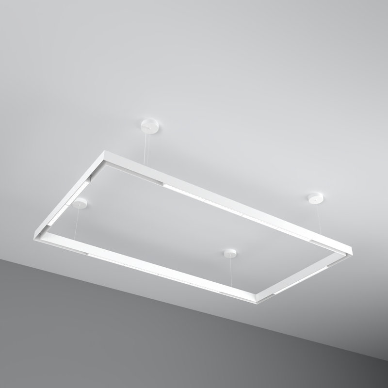 LED Lights Direct 12 - Light Rectangle LED Pendant | Wayfair