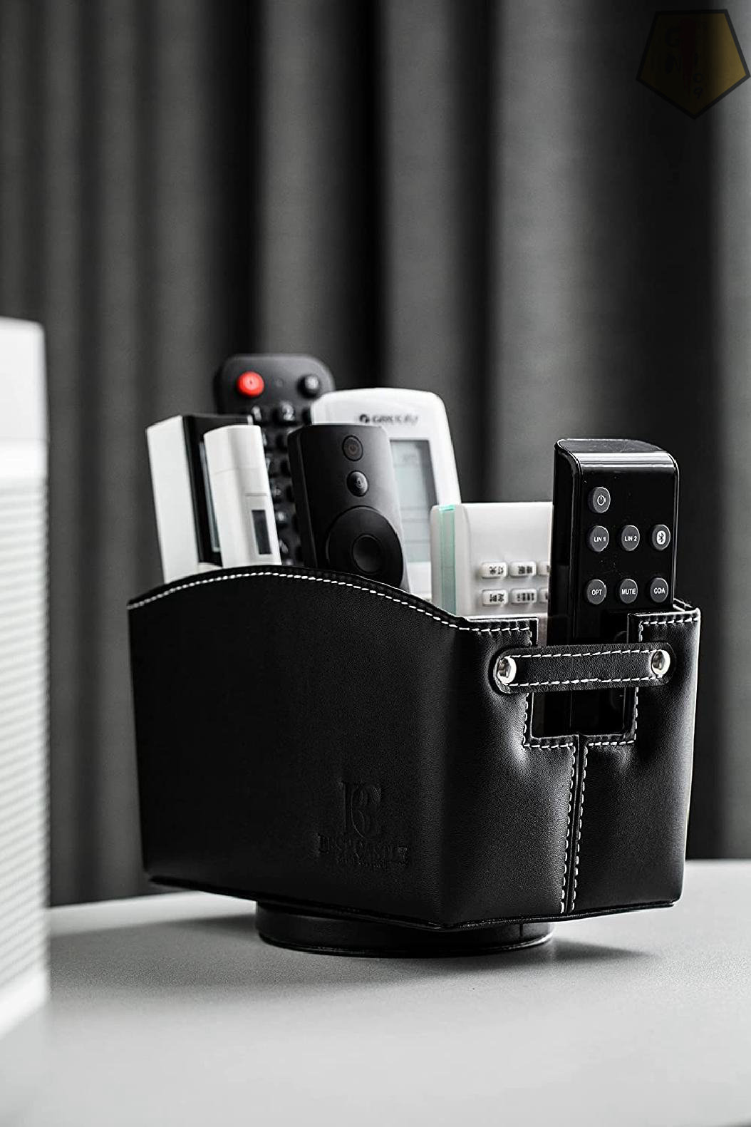 GN109 Support de télécommande, organisateur de chevet, caddie en cuir ...