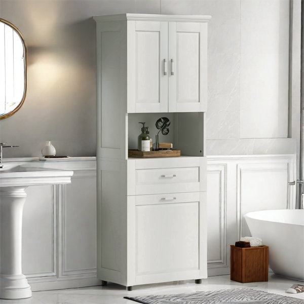 Wildon Home® Sruli Medium Density Fiberboard (MDF) Bathroom Cabinet ...