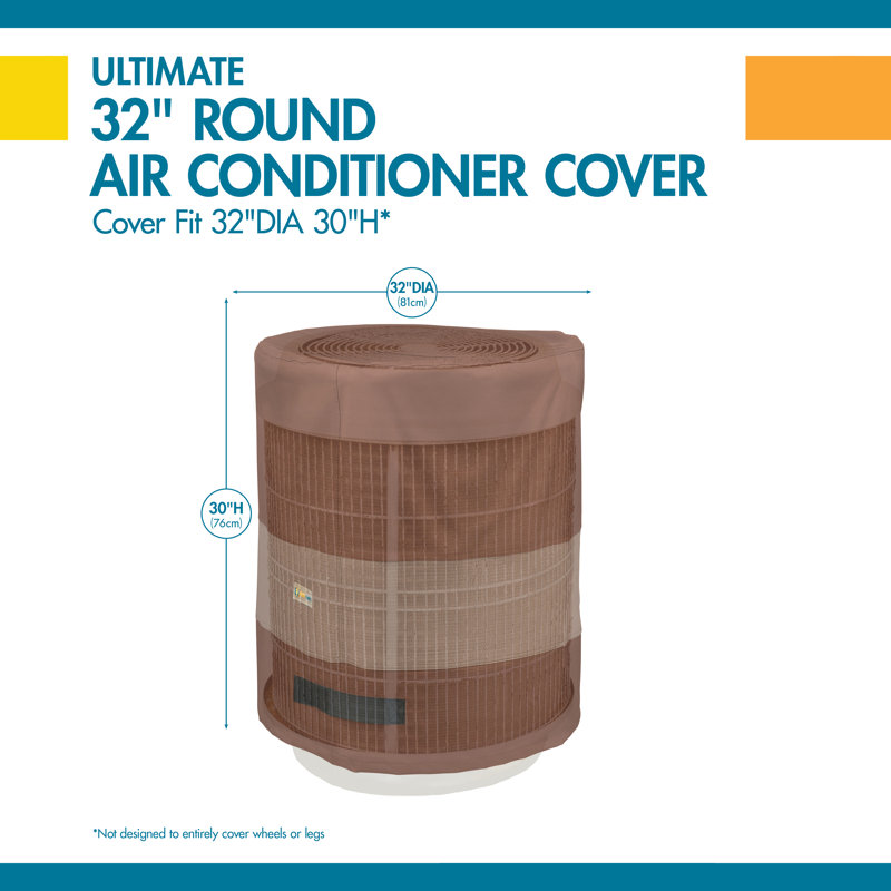 Duck Covers Ultimate Round Water Proof Air Conditioner Cover & Reviews ...