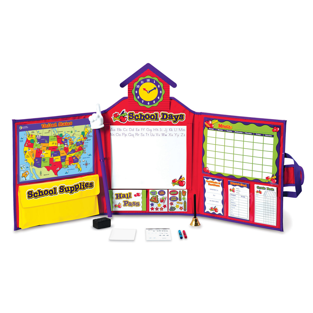 Learning Resources Pretend & Play School Set W/US Map & Reviews | Wayfair