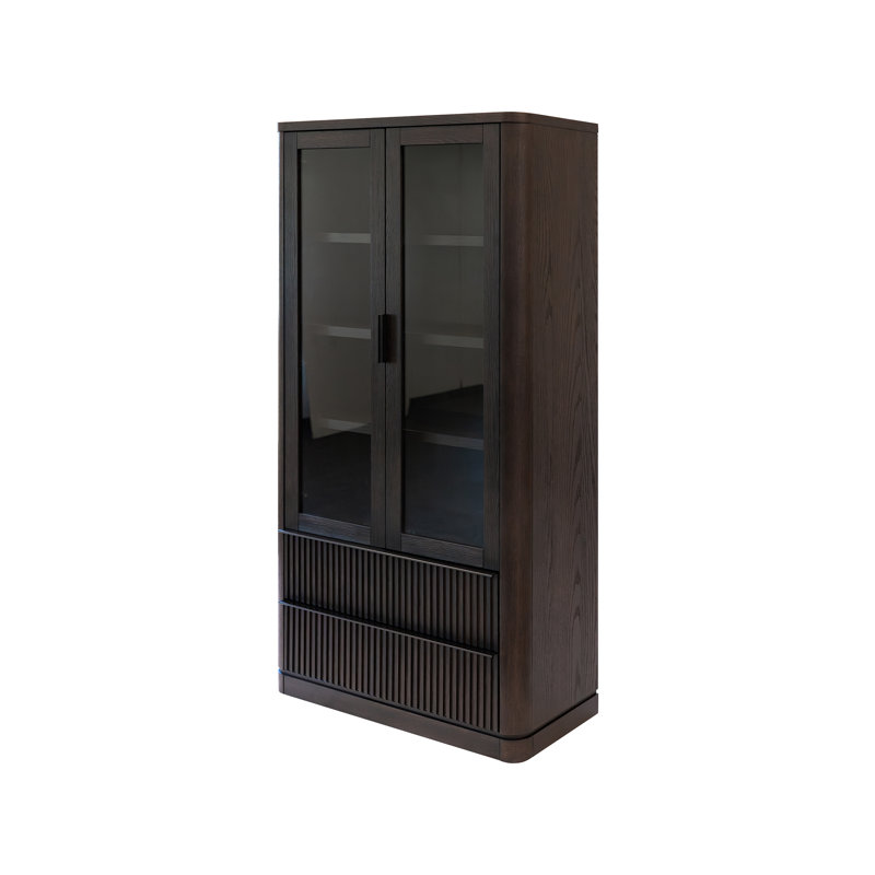Hokku Designs Whimbrel Contemporary Style, Wood Dining Display Cabinet ...