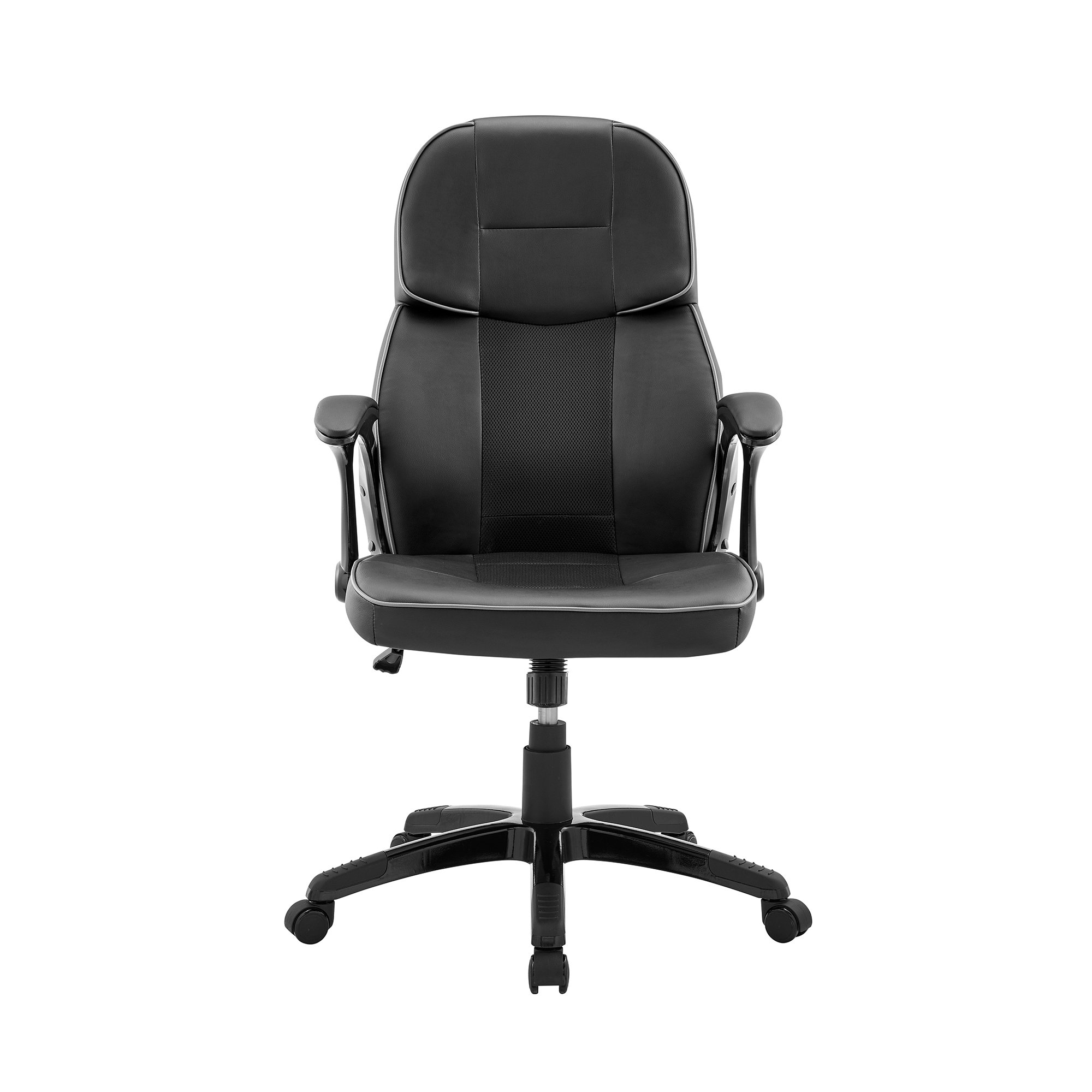 Inbox Zero Adjustable Ergonomic Faux Leather Swiveling PC & Racing Game ...