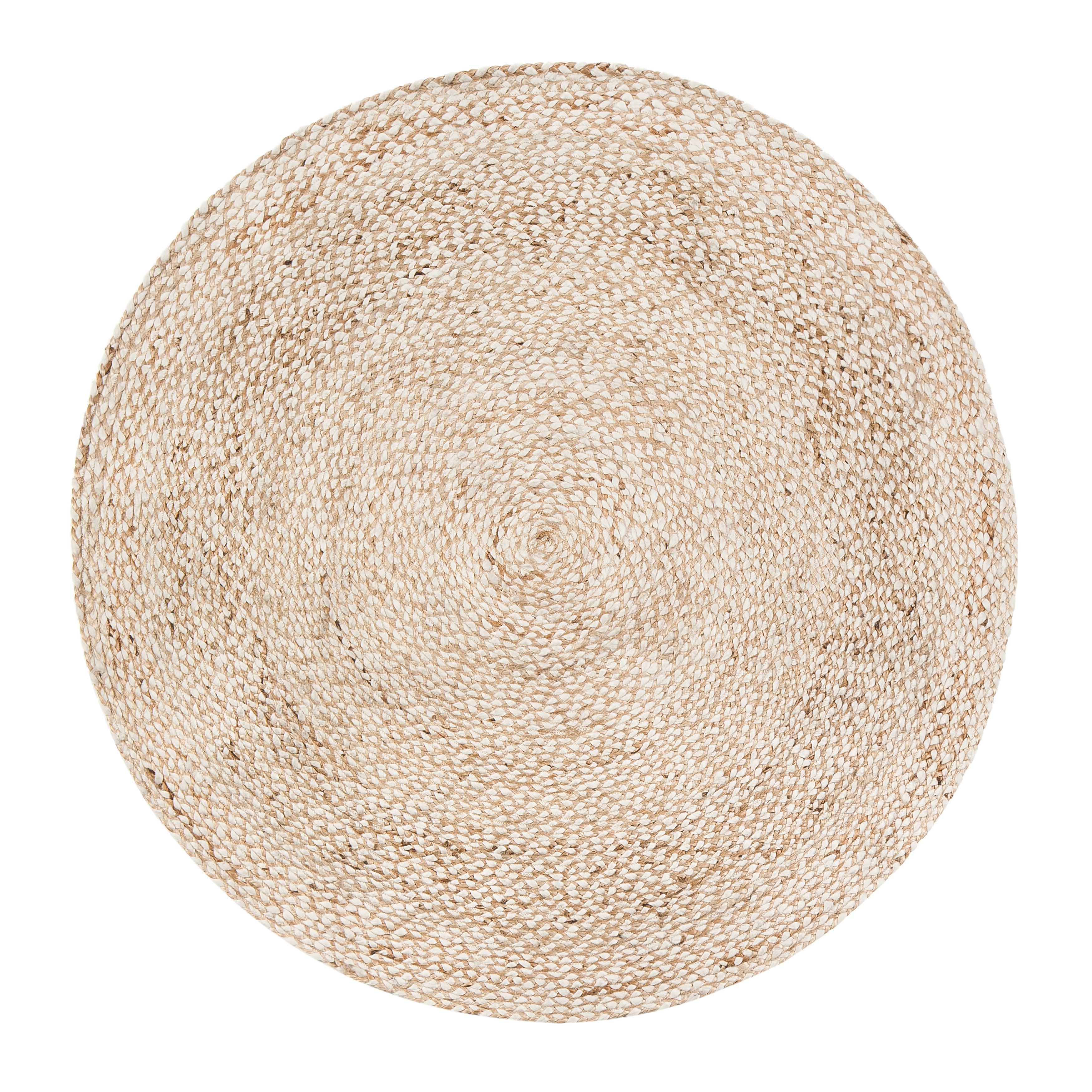 August Grove® Winfred Hand Braided Tan/Ivory Area Rug & Reviews | Wayfair