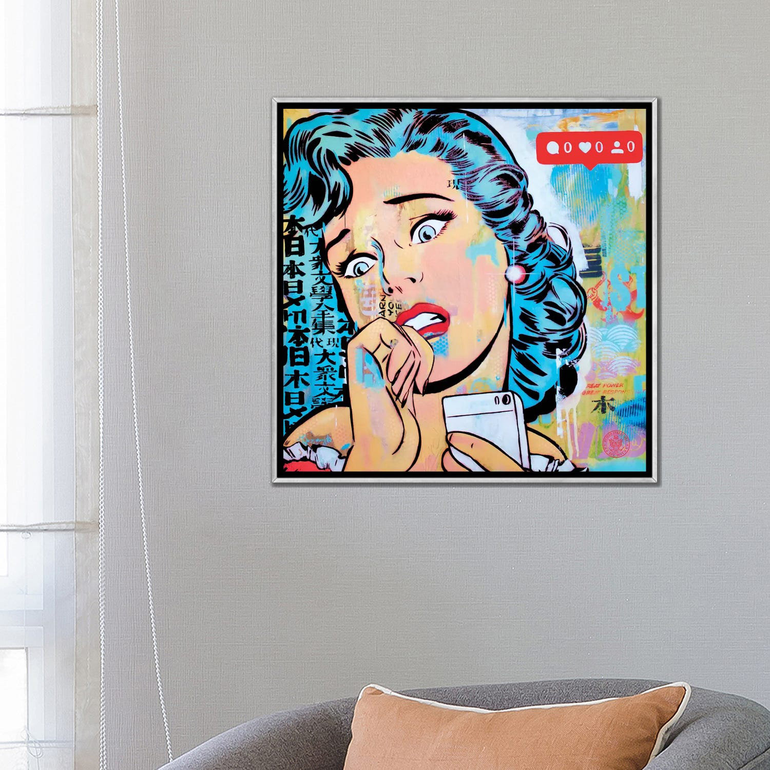 East Urban Home Zero Likes Zero Love by D13EGO - Print - Wayfair Canada