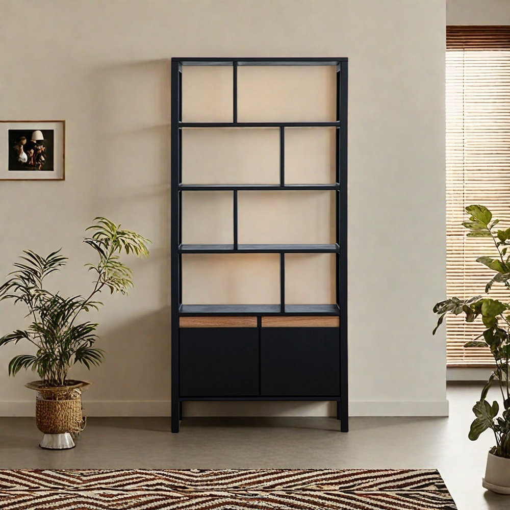 Kaoloupin Italian Style All Solid Wood Storage Bookcase | Wayfair