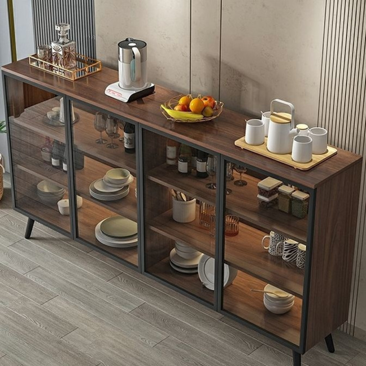 George Oliver Simple Italian Minimalist Light Luxury Dining Side ...