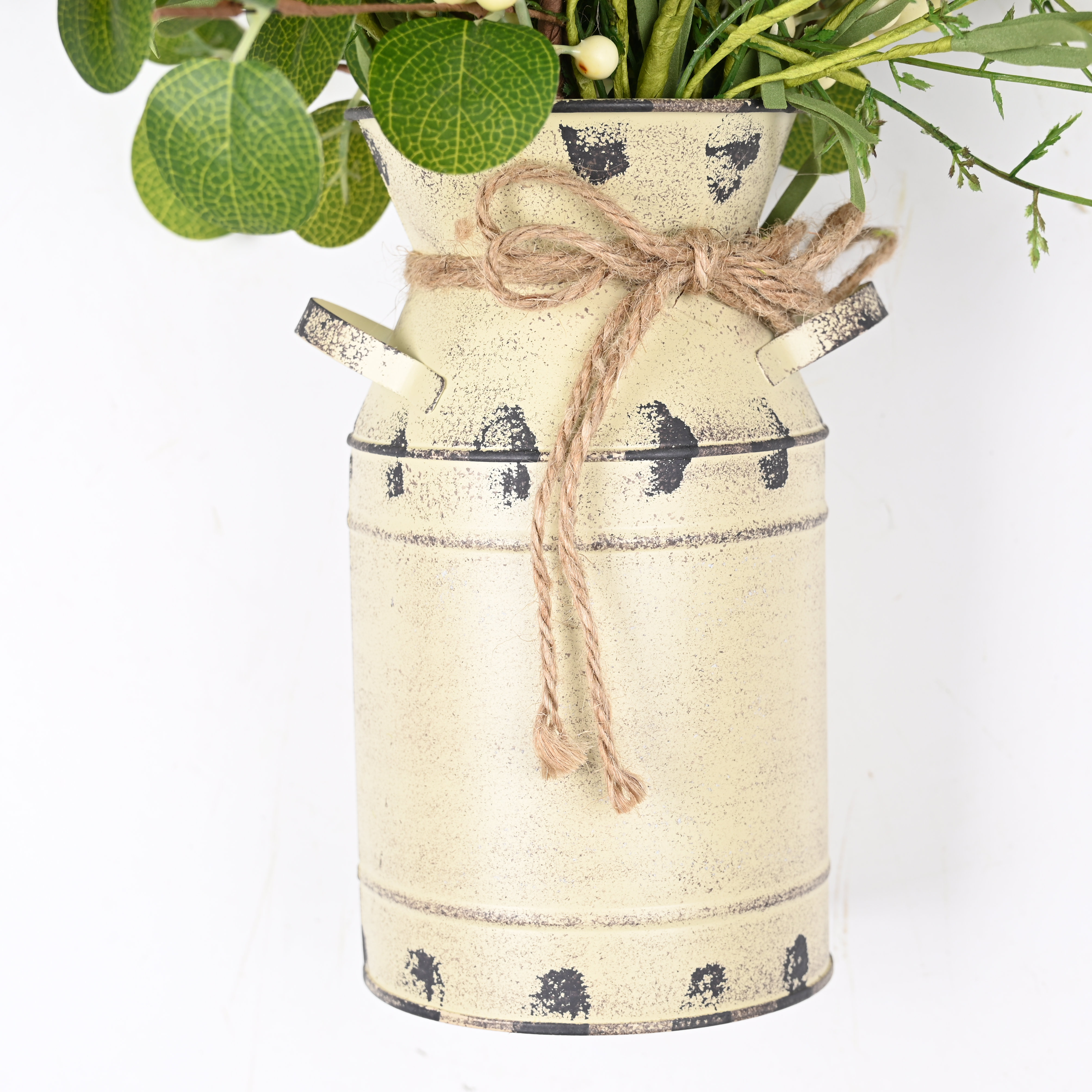 Primrue Artificial Floral Arrangement Berry Flowers Bouquets in Metal ...