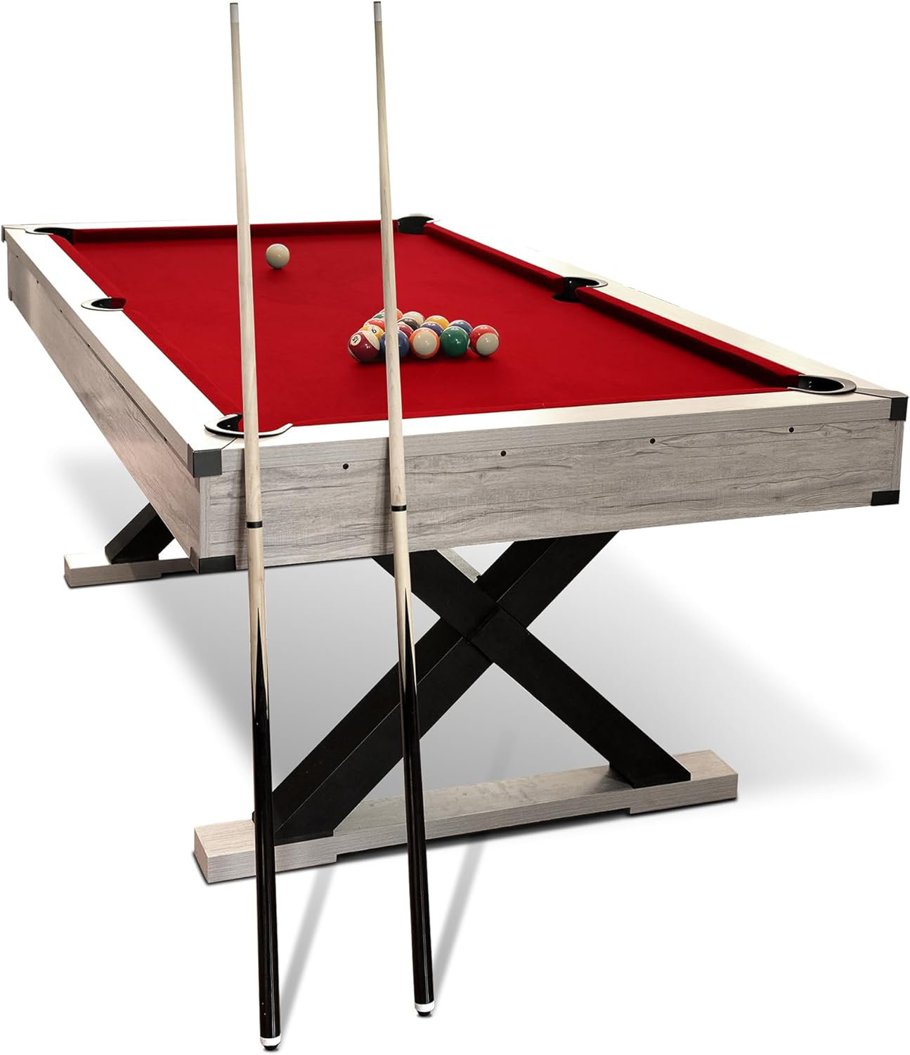 Yuan Home 7 ft Pool Table, Pool Table 7ft Billiard Table with ...