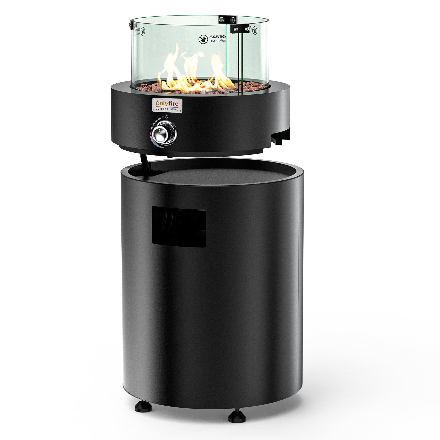 Hitechluxe Smokeless Propane Fire Pit Centre Disc - Wayfair Canada