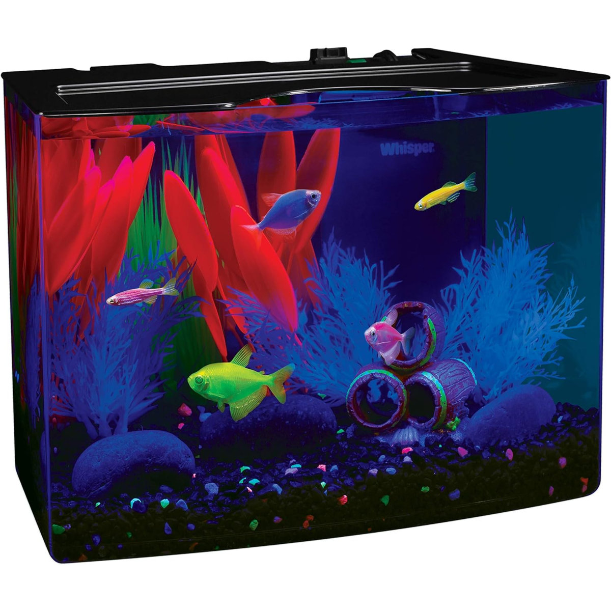 Ebern Designs Aquarium Fish Tank Kits, Includes Fish Tank Decorations ...