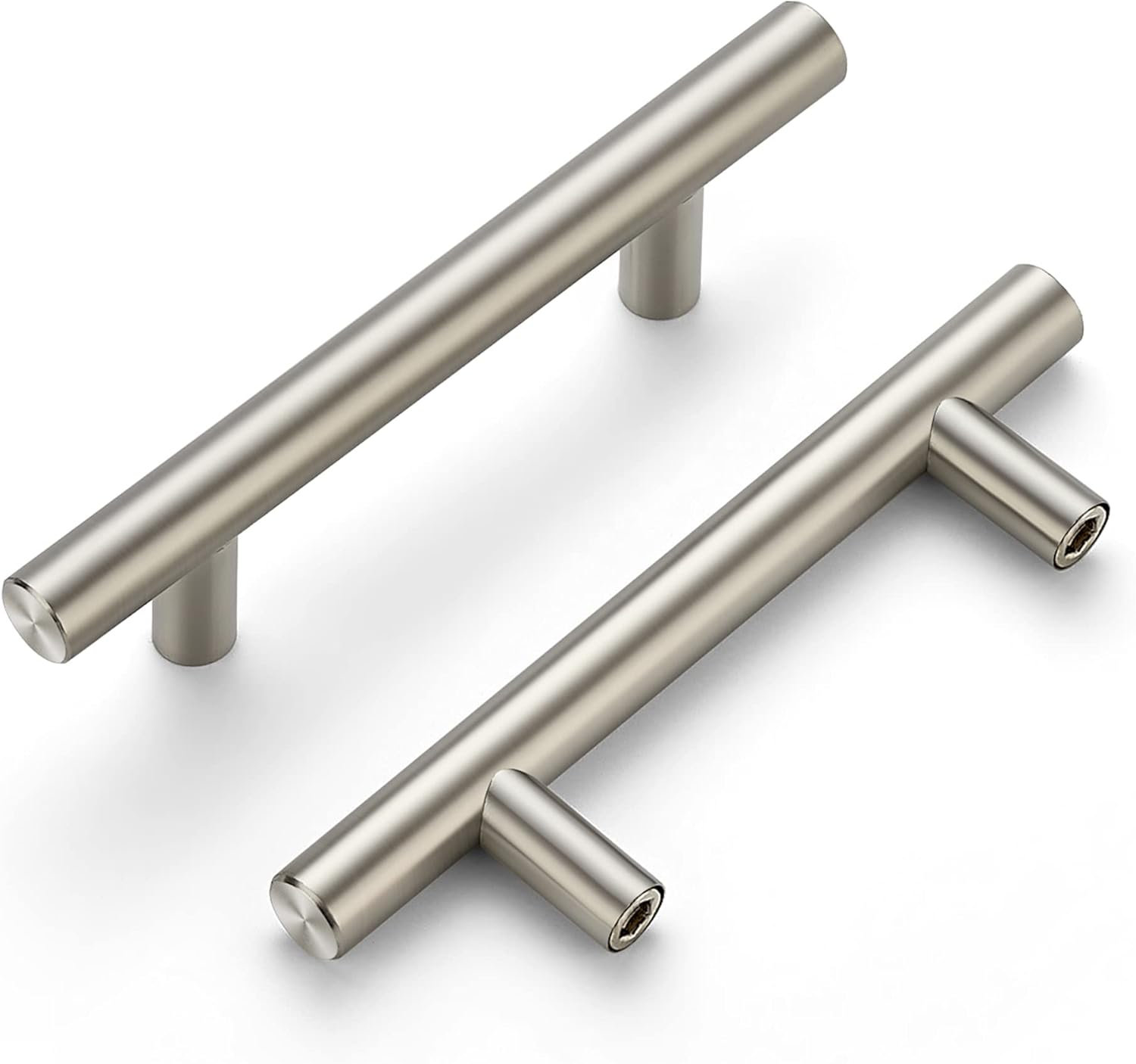 XMVJHOME Ravinte 30-Pack 5-Inch Satin Nickel Stainless Steel Cabinet Pulls, 3-Inch Hole Centers ...