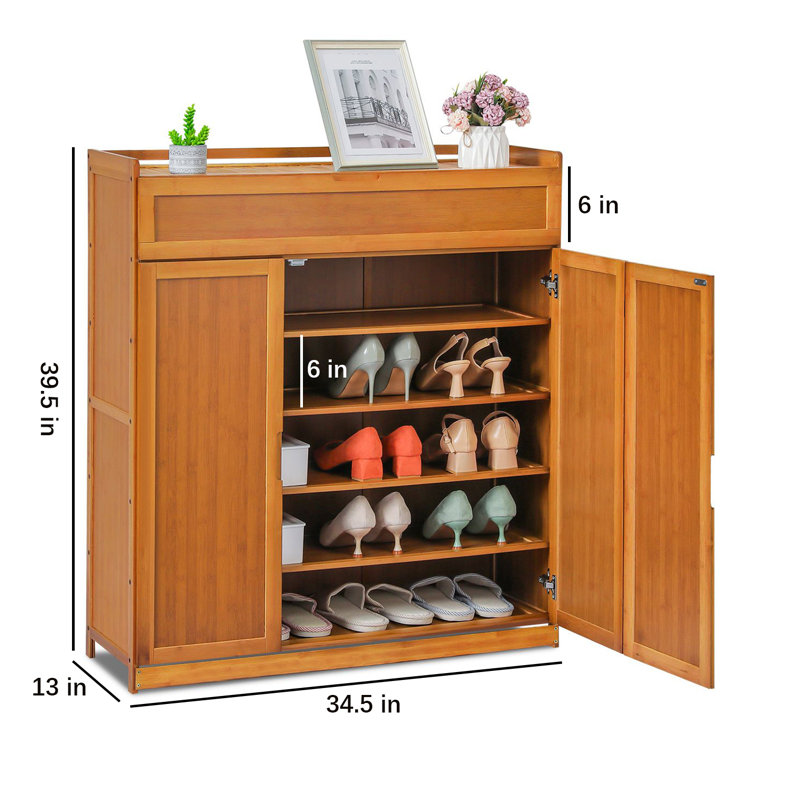 Loon Peak® 25 Pair Shoe Storage Cabinet | Wayfair