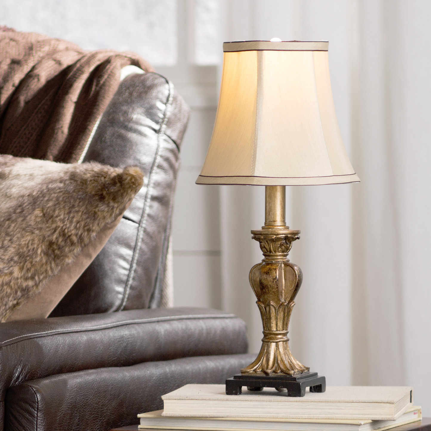 Charlton Home® Wardle 17" Table Lamp Set & Reviews | Wayfair