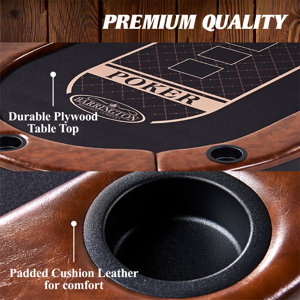 Barrington Billiards Company Charleston Premium Texas Hold'em 84" 10 ...