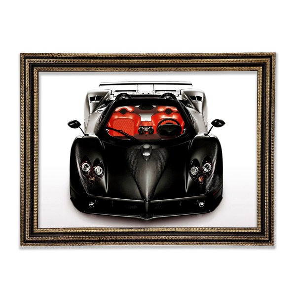 Ebern Designs Zonda Jet Black - Single Picture Frame Art Prints ...
