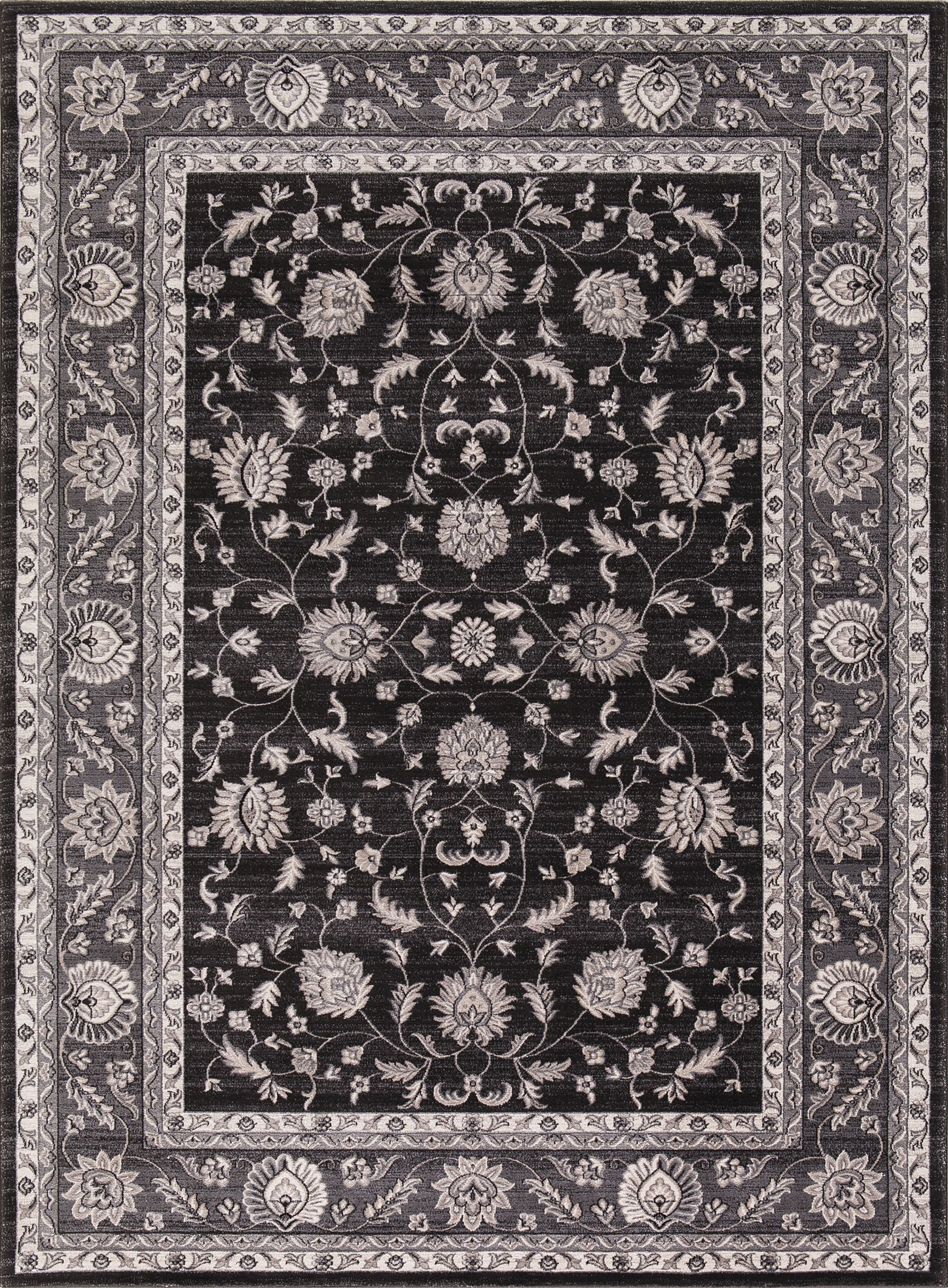 Concord Global Trading Mahal Black Oriental Area Rug | Wayfair