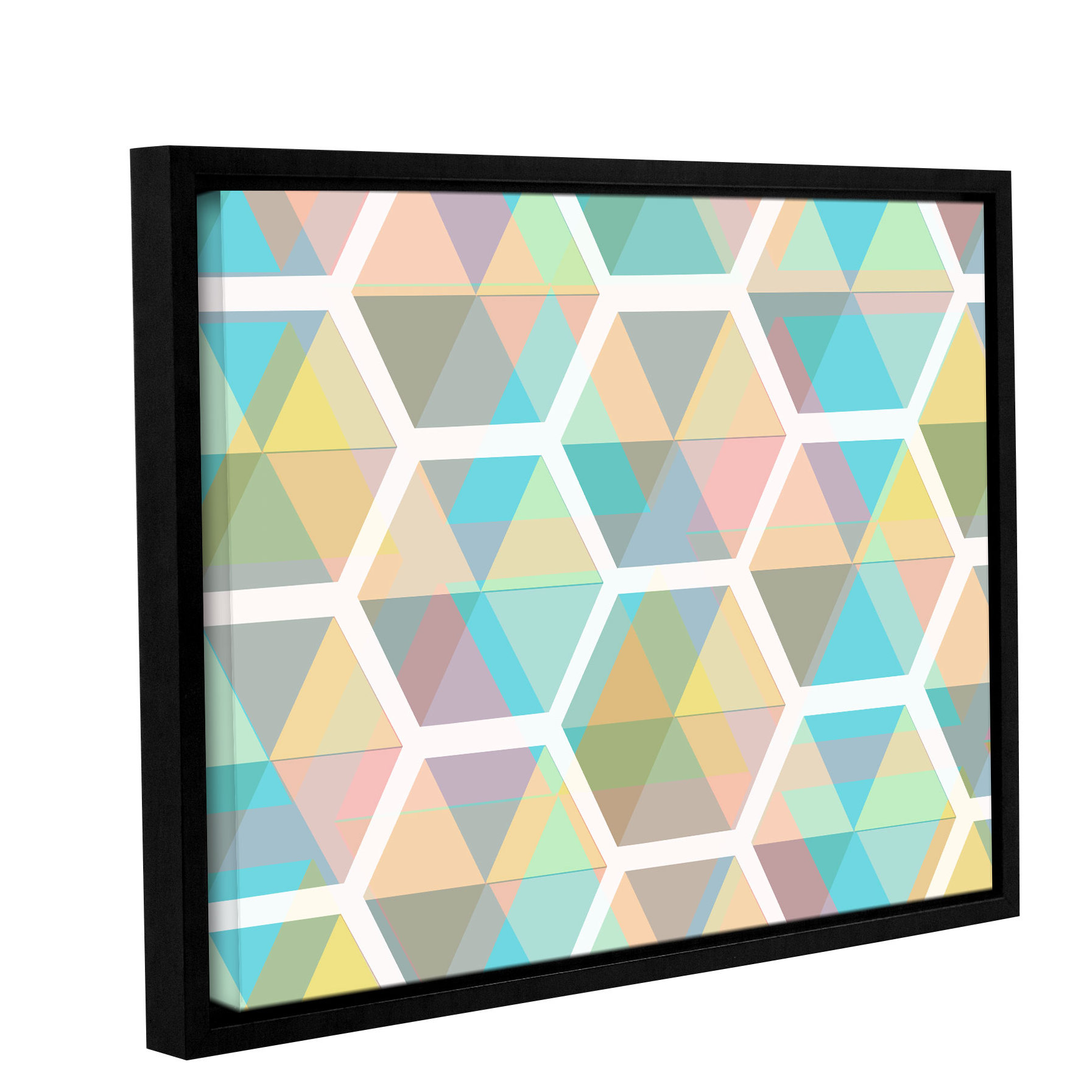 George Oliver Hive Framed Graphic Art on Wrapped Canvas | Wayfair