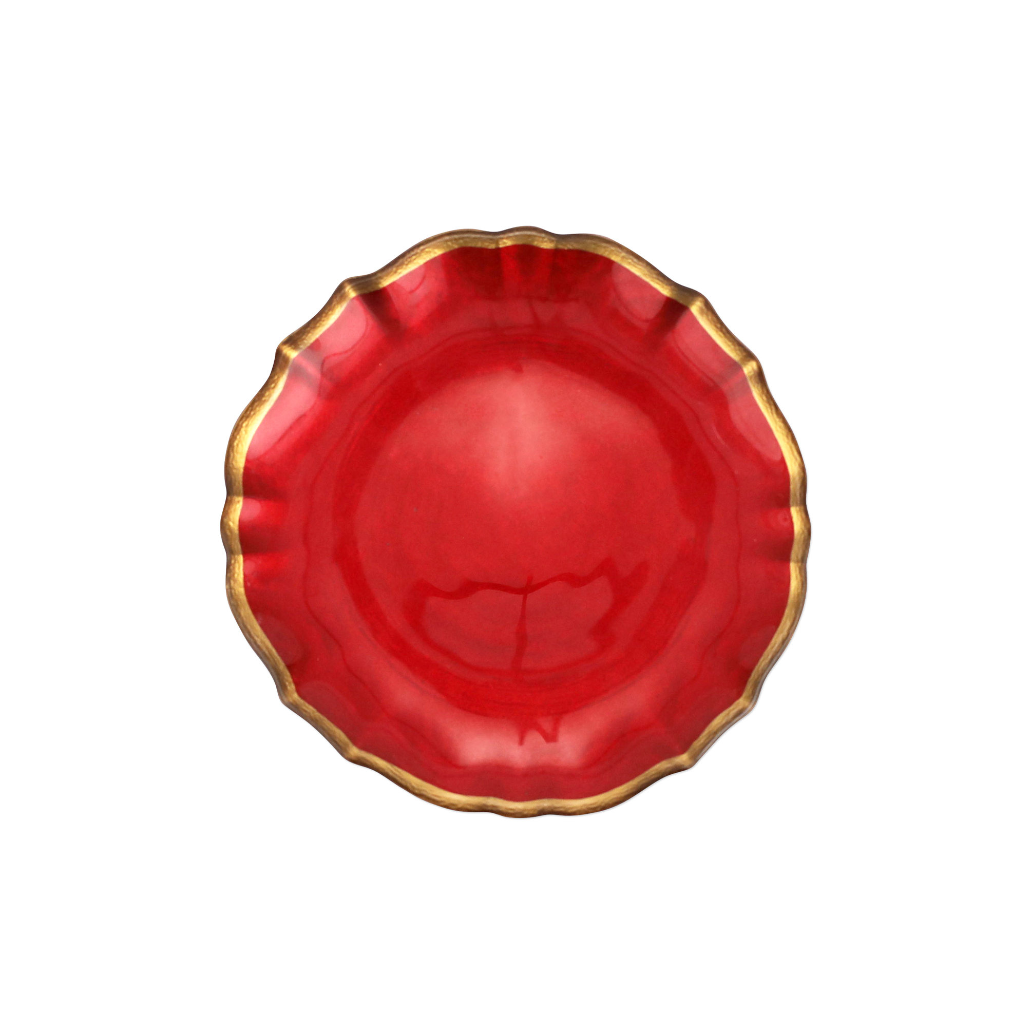Viva by Vietri Baroque Glass Cocktail Plate & Reviews | Wayfair