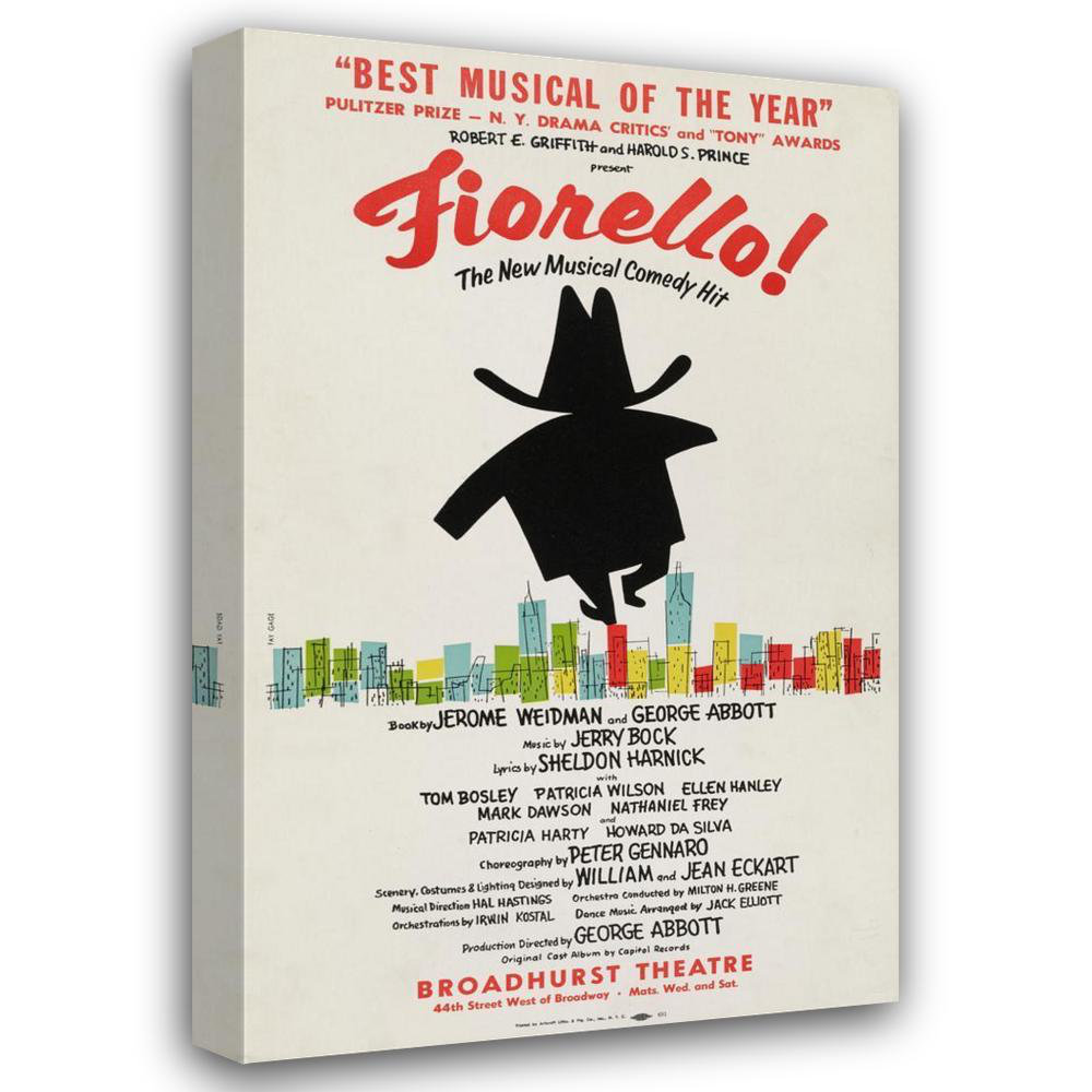 George Oliver "Fiorello! the New Musical Comedy Hit" by Fay Gage ...
