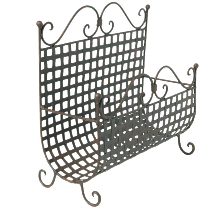 Brambly Cottage Ranchester Metal Free Standing Magazine Rack | Wayfair ...
