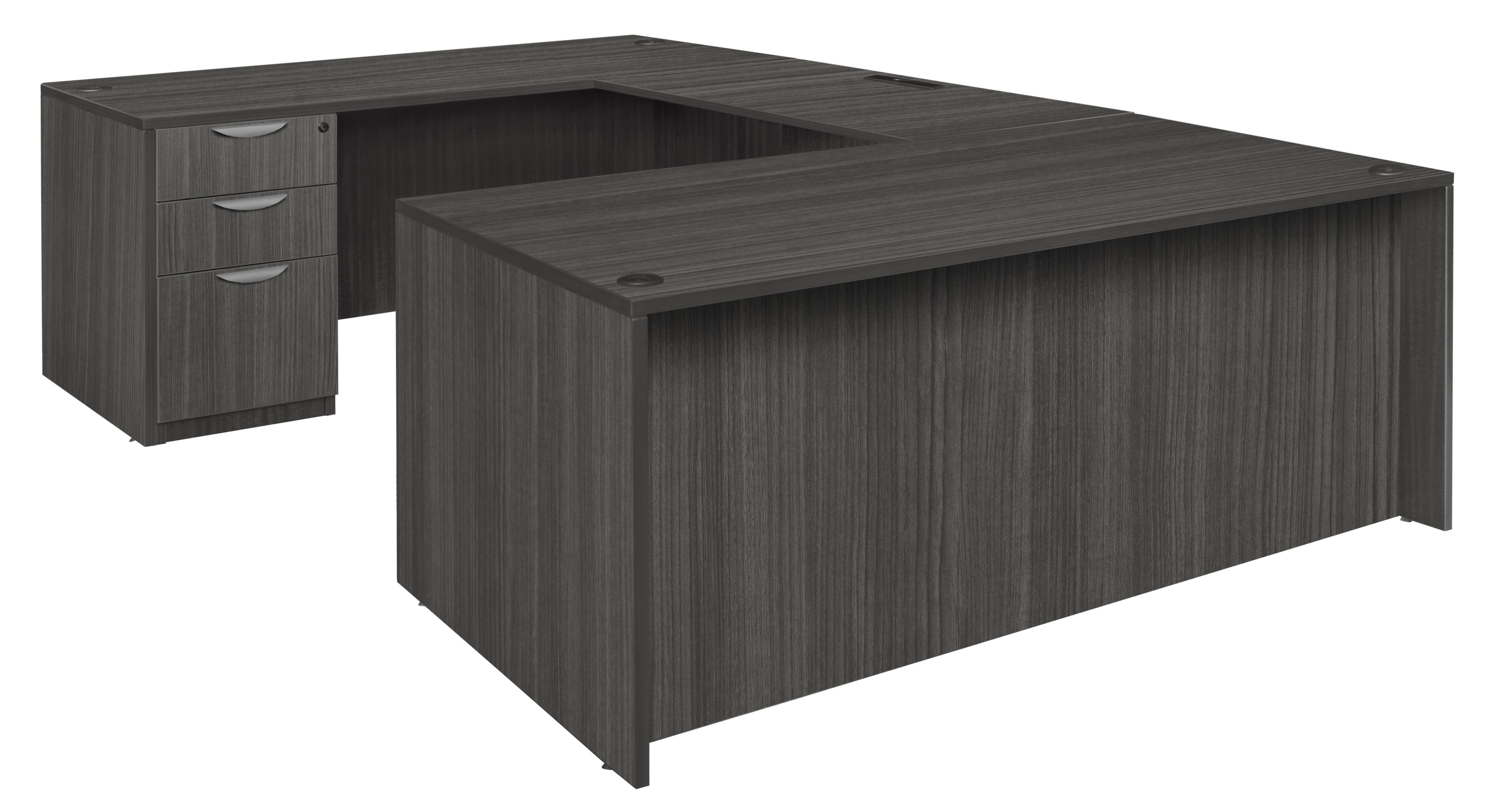 Regency Legacy U Desk with Double Full Pedestal Drawer Unit | Wayfair