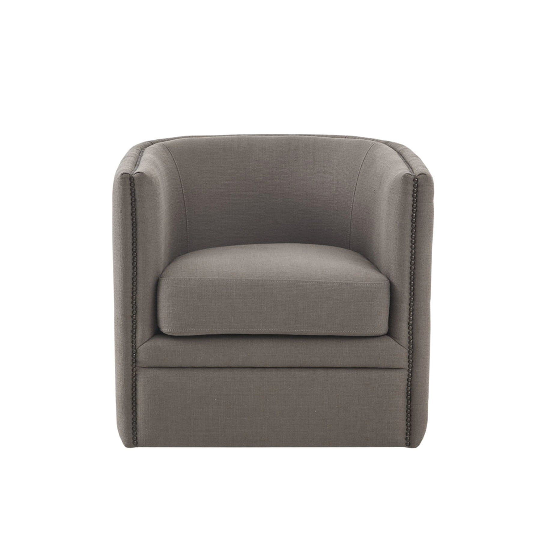 Hokku Designs Taupe Swivel Beach Chair - Portable, Solid Wood ...