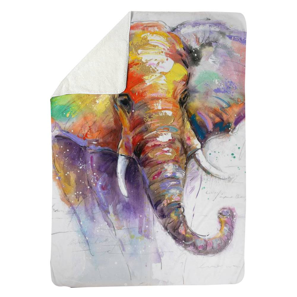Begin Edition International Inc. Beautiful and Elephant Fleece Blanket ...
