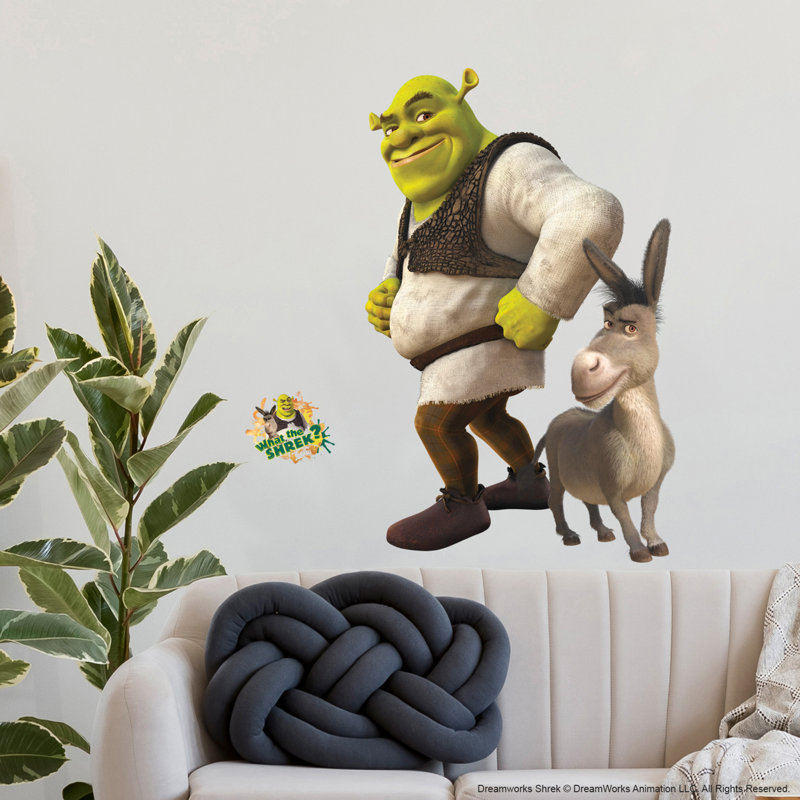 Room Mates Shrek and Donkey Wall Decals | Wayfair