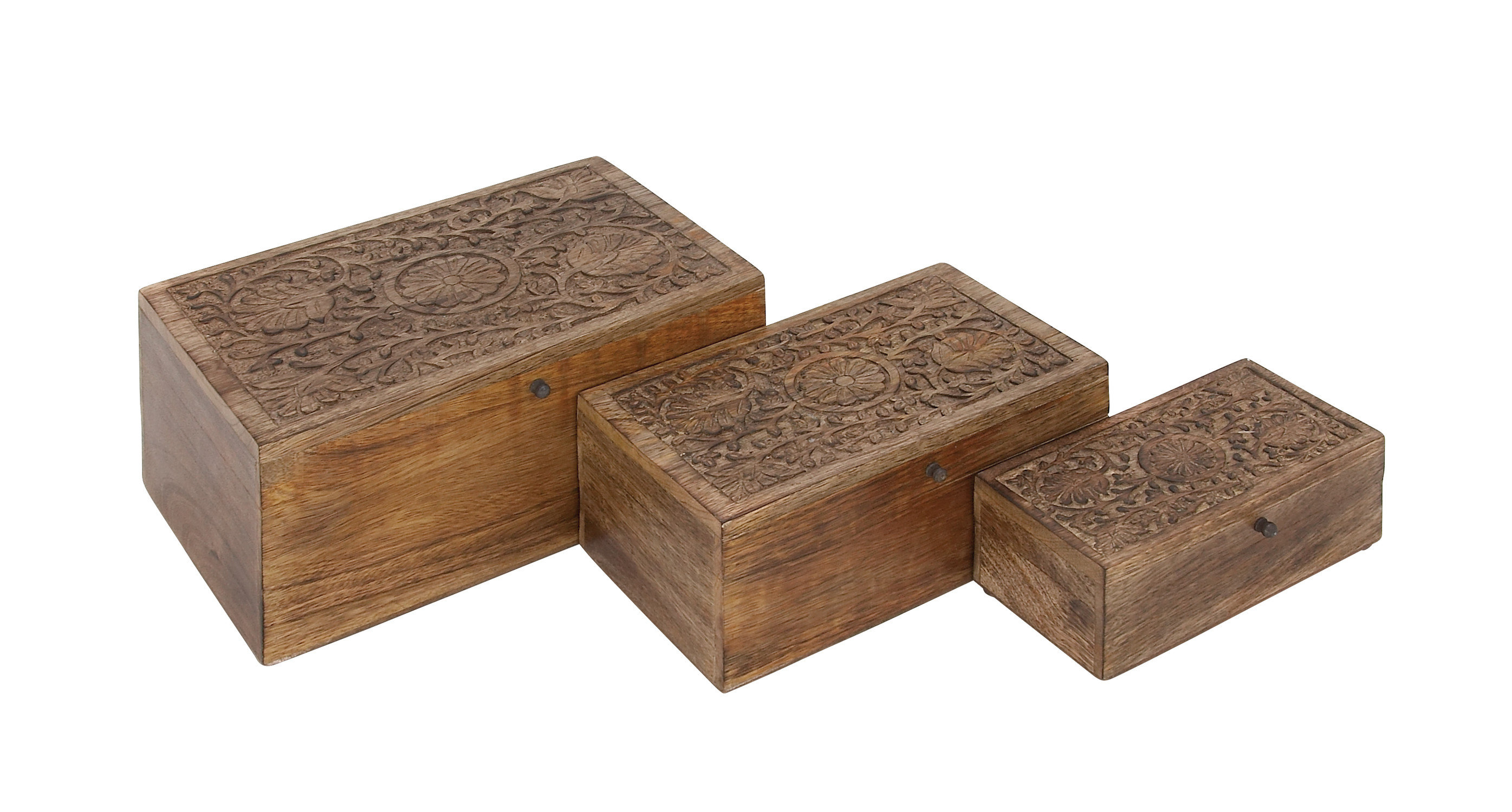 Bungalow Rose Sartell Flowers Wood Box Set & Reviews - Wayfair Canada