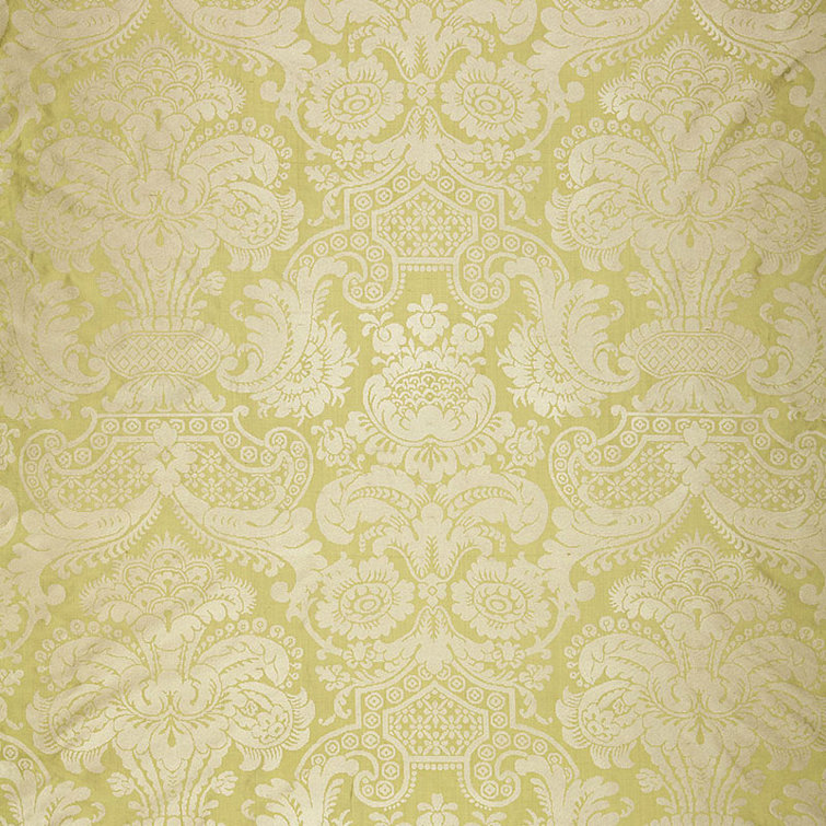 Schumacher Padova Damask Print Fabric | Wayfair