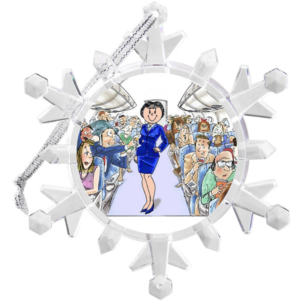 Printed Perfection Personalized Flight Attendant - Female Lighted LED ...