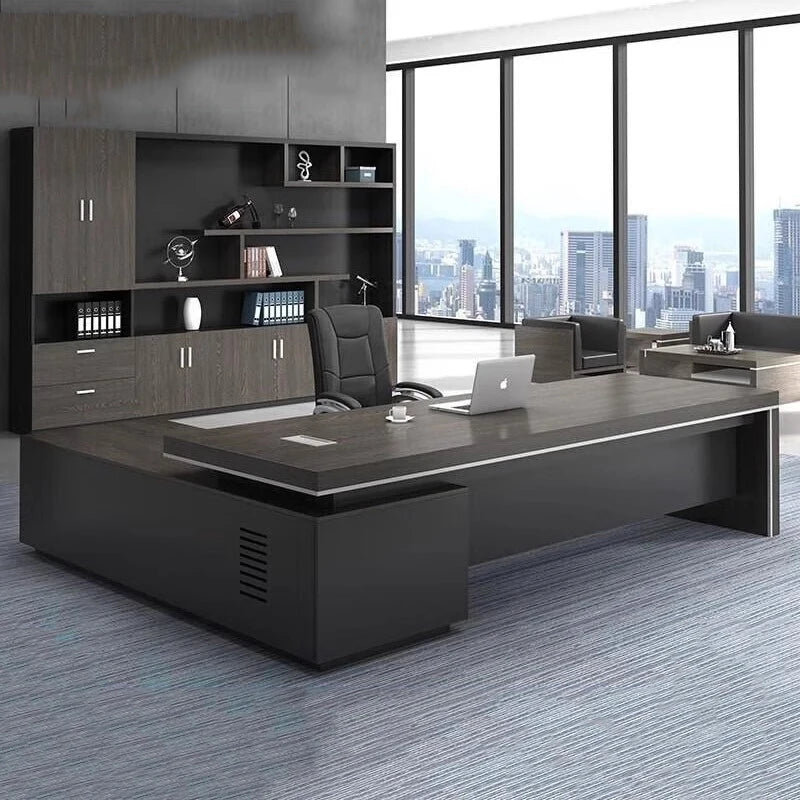 Glamour Furnishings Luxury Corner L-Shaped Office Desk | Wayfair