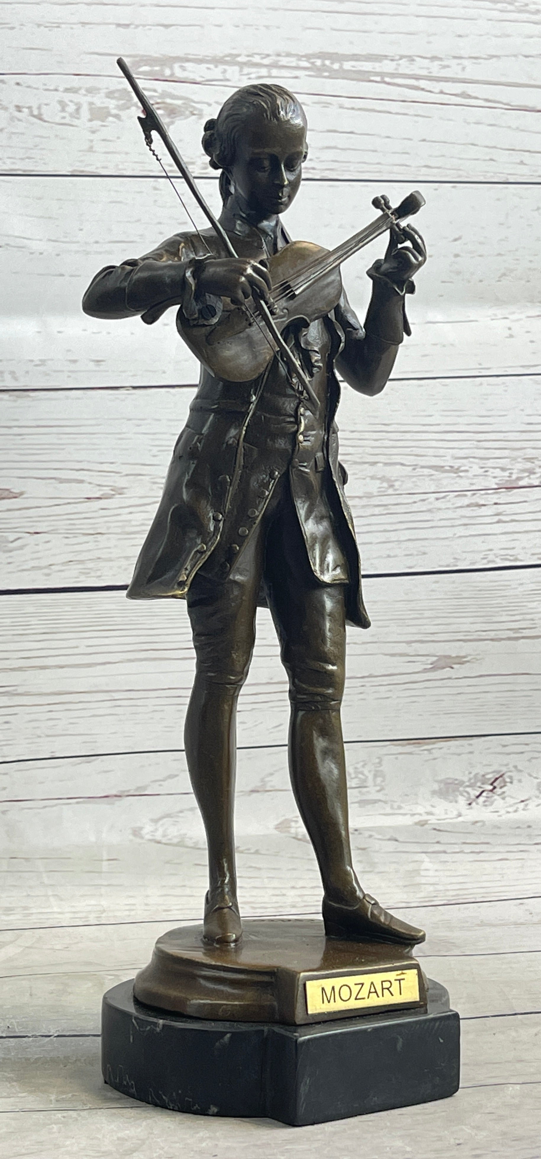 Red Barrel Studio® Wolfgang Amadeus Mozart Classical Musician Bronze ...