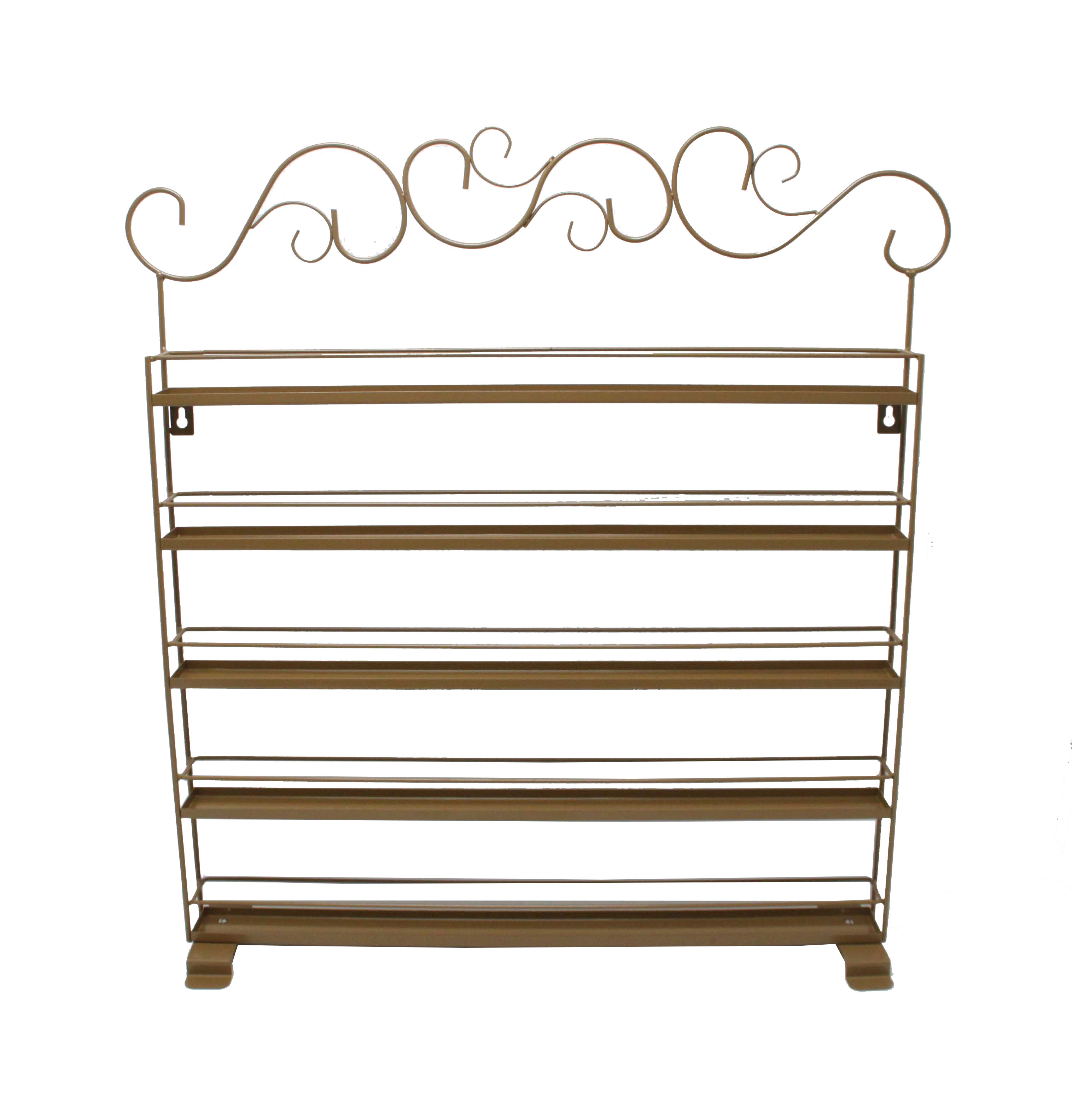 FixtureDisplays Copper Metal Nail Polish Wall Mount Countertop ...