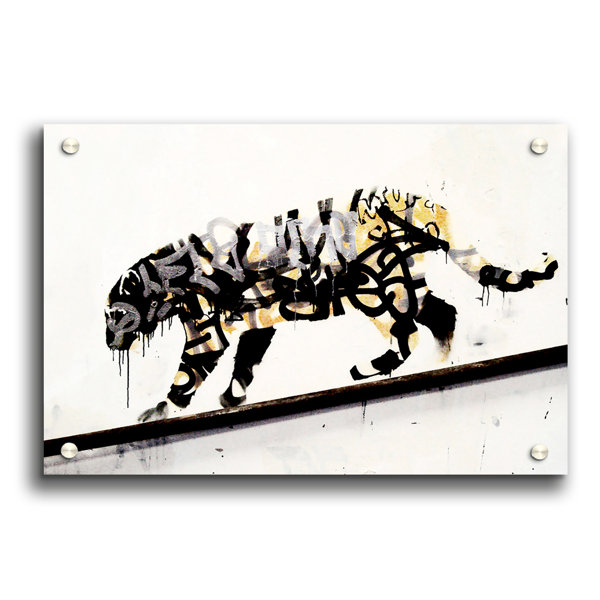 East Urban Home Tiger by Banksy - No Frame Print on Plastic / Acrylic ...