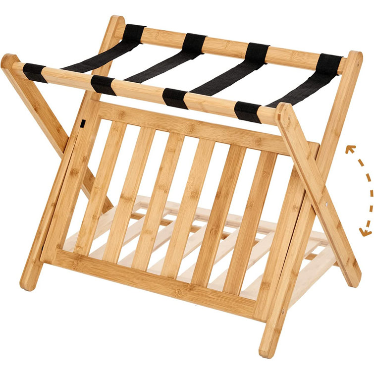 Lodoicea maldivica Folding Bamboo Luggage Rack & Reviews - Wayfair Canada
