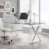 Modway Sector 71" Glass Top Glass Office Desk & Reviews | Wayfair