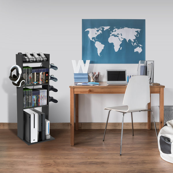 Rebrilliant Game Central Multimedia Storage Rack & Reviews | Wayfair
