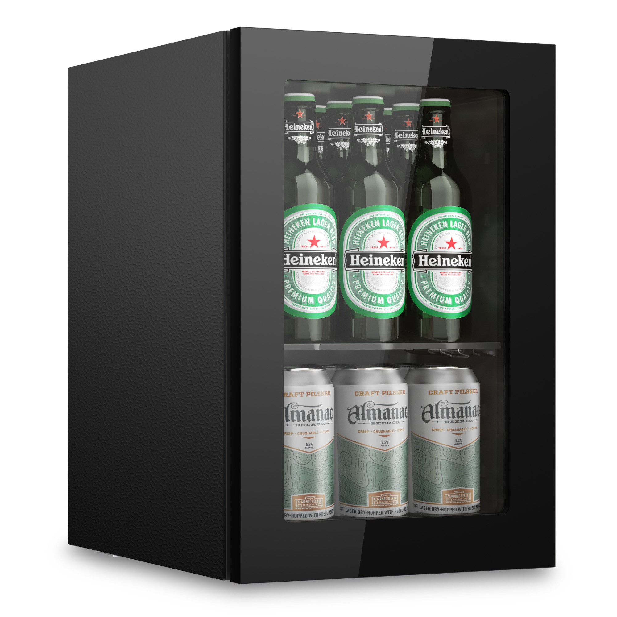 Simzlife 24 Cans (12 oz.) 0.64 Cubic Feet Beverage Refrigerator ...